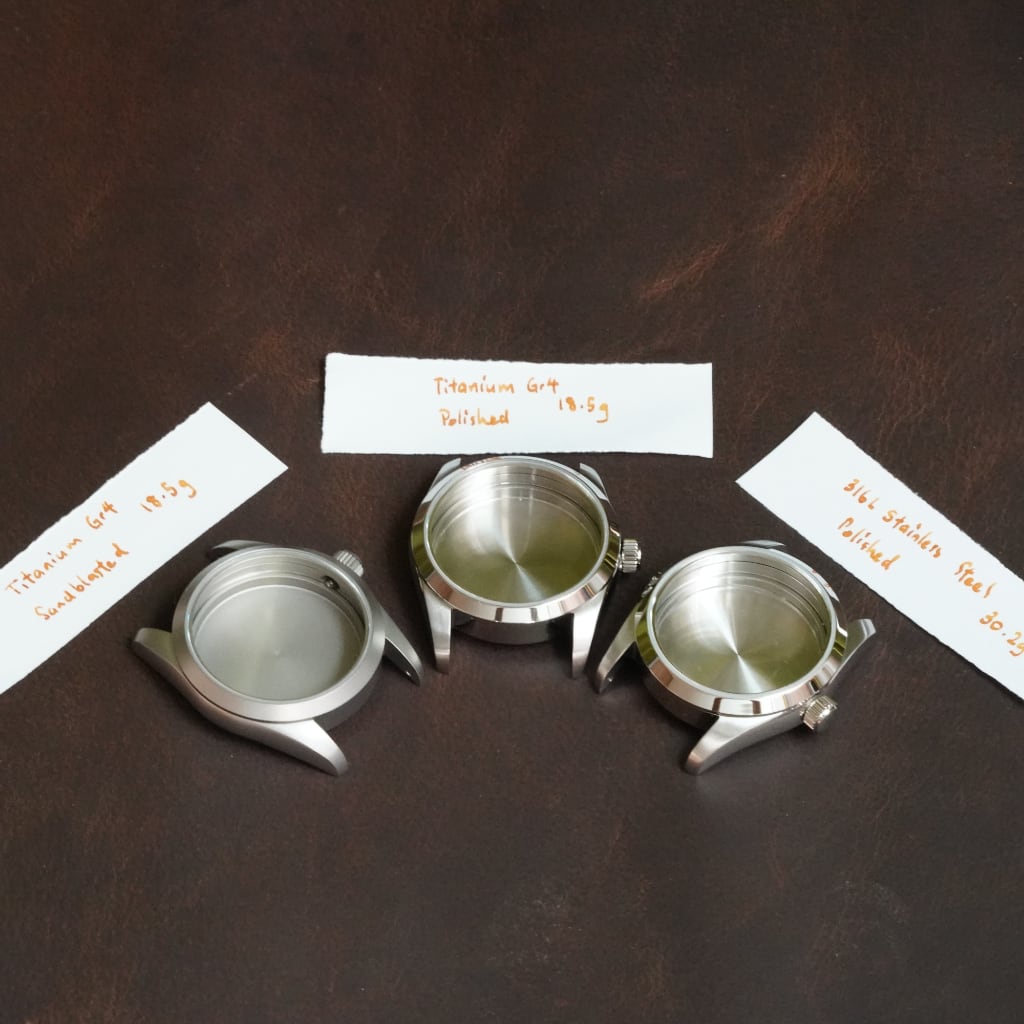 Explorer Watch Case - 36mm [ULTRA THIN EDITION / TITANIUM SANDBLASTED ...