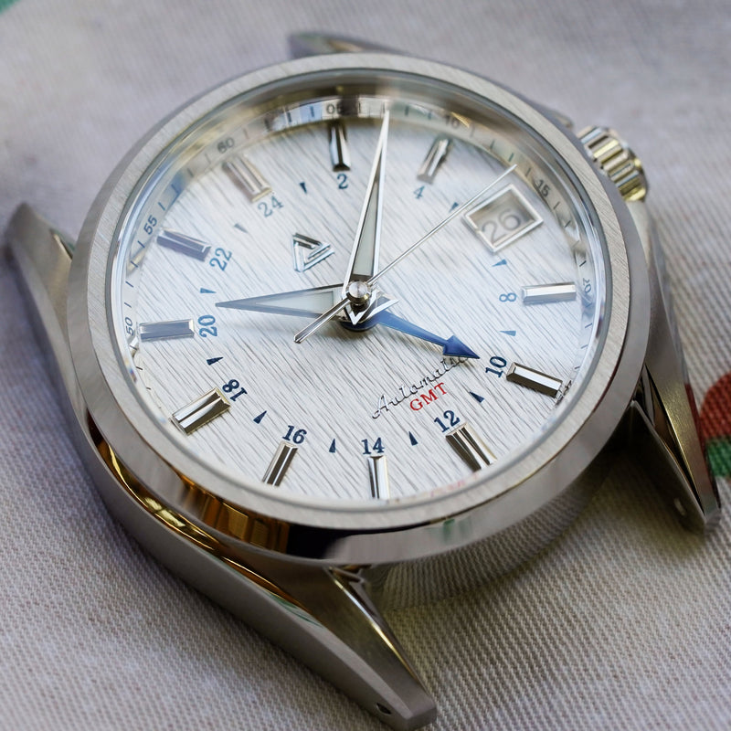NH34 GMT Dial - Grand Seiko GMT Snowflake | SEIKO Mod Part - Lucius Atelier